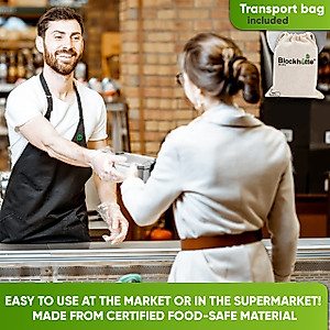 Blockhütte Stainless Steel Lunch Box for Adults I 40oz I with free Sealing I Metal Bento Box with 3 Compartments, Leak-Proof Lunch Container, Metal Food Storage for Travel, Work, Eco-Friendly