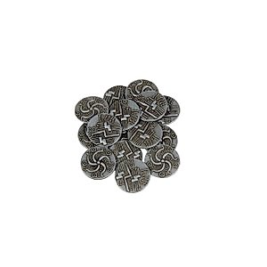 Celtic Themed Gaming Coins - Small 20mm 15-Pack, Novelty Fantasy Replica Coins