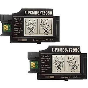 T2950 Maintenance Box T295000 Ink Remanufactured for Workforce WF-100 WF-100W WF 100 WF100 Inkjet Printer. 2 Pack