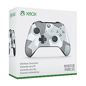 Microsoft XBOX One Wireless Video Gaming Controller, Winter Forces Special Edition (Renewed)