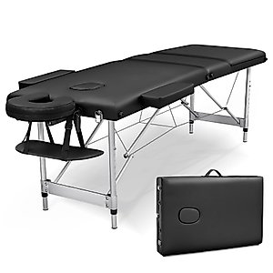 Massage Table Portable lash Bed: A Folding spa Bed for Physical Therapy-Esthetician Tattoo Bed