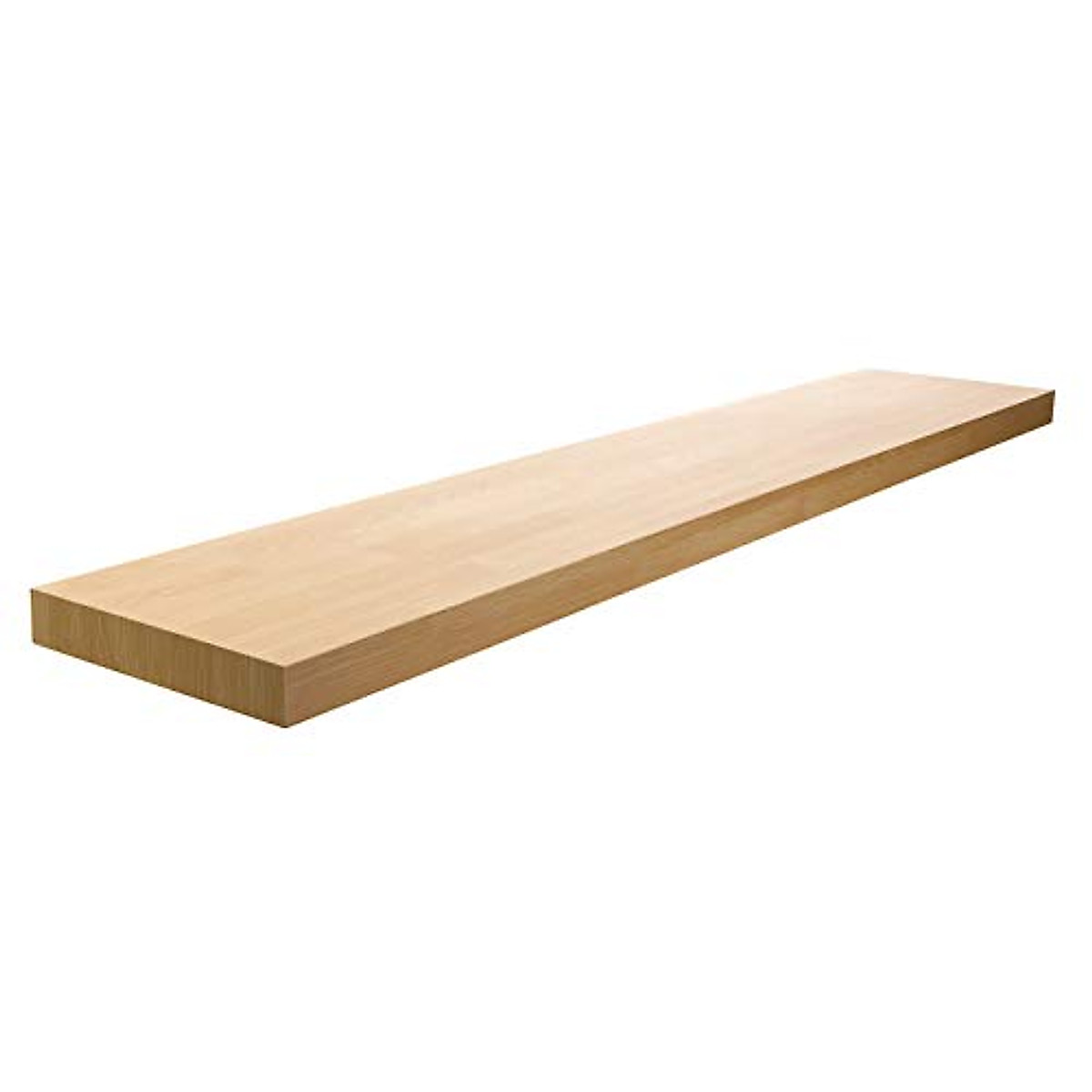 Kiera Grace kieragrace Stockholm Aberg Floating Shelf w/LED Light – Oak, 48", Matte Finish Wall Organization