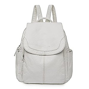 JUIPO Genuine Leather Backpack Ladies School Bag for Going Out Rucksack (Color : E, Size : 1)