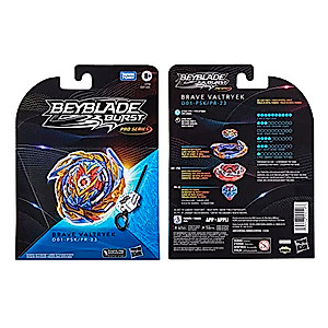 BEYBLADE Burst Pro Series Brave Valtryek Spinning Top Starter Pack, Attack Type Battling Game Top, Toy for Kids Ages 8 and Up