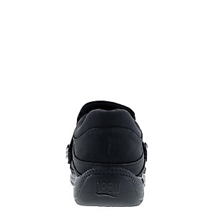 Drew Women's Bouquet Black Nubuck Casual Shoe, 7 Wide (D/E) US