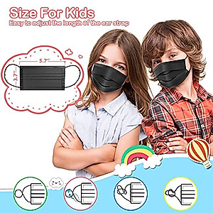 Kids Disposable Face Masks, 100 Pcs Childrens Disposable Face Mask, Disposable Kids Face Masks for Kids Boys Girls