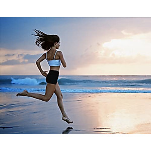 ALWAYS Women Workout Yoga Shorts - Premium Buttery Soft Solid Stretch Cheerleader Running Dance Volleyball Short Pants Black Petite X-Small