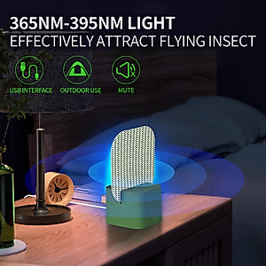 Fruit Fly Trap for House, Gnat Trap for Indoor, (2 Devices and 10 Refills) Flying Insect Traps for Home and Patio, Fly Catcher for Outdoor - 500 Sq Ft of Protection