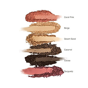 READY TO SHINE Shades of Wonderland Blush and Eyeshadow Palette - Highly Pigmented Shimmer Matte - Smooth With Moisturizing Jojoba Oil - Vegan and Cruelty Free - For All Skin Types