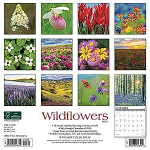 Wildflowers 2021 Wall Calendar