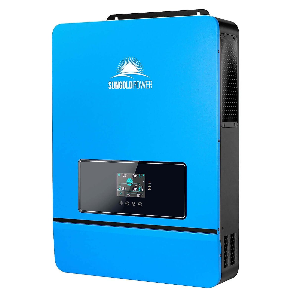 SUNGOLDPOWER 8000W 48V Hybrid Inverter, Built-in 2 MPPT Solar Controllers, Max 200A Battery Charging, AC Input/Output 120V/240V(settable),Pure Sine Wave Inverter(Parallel/WiFi/BMS COMM) UL1741