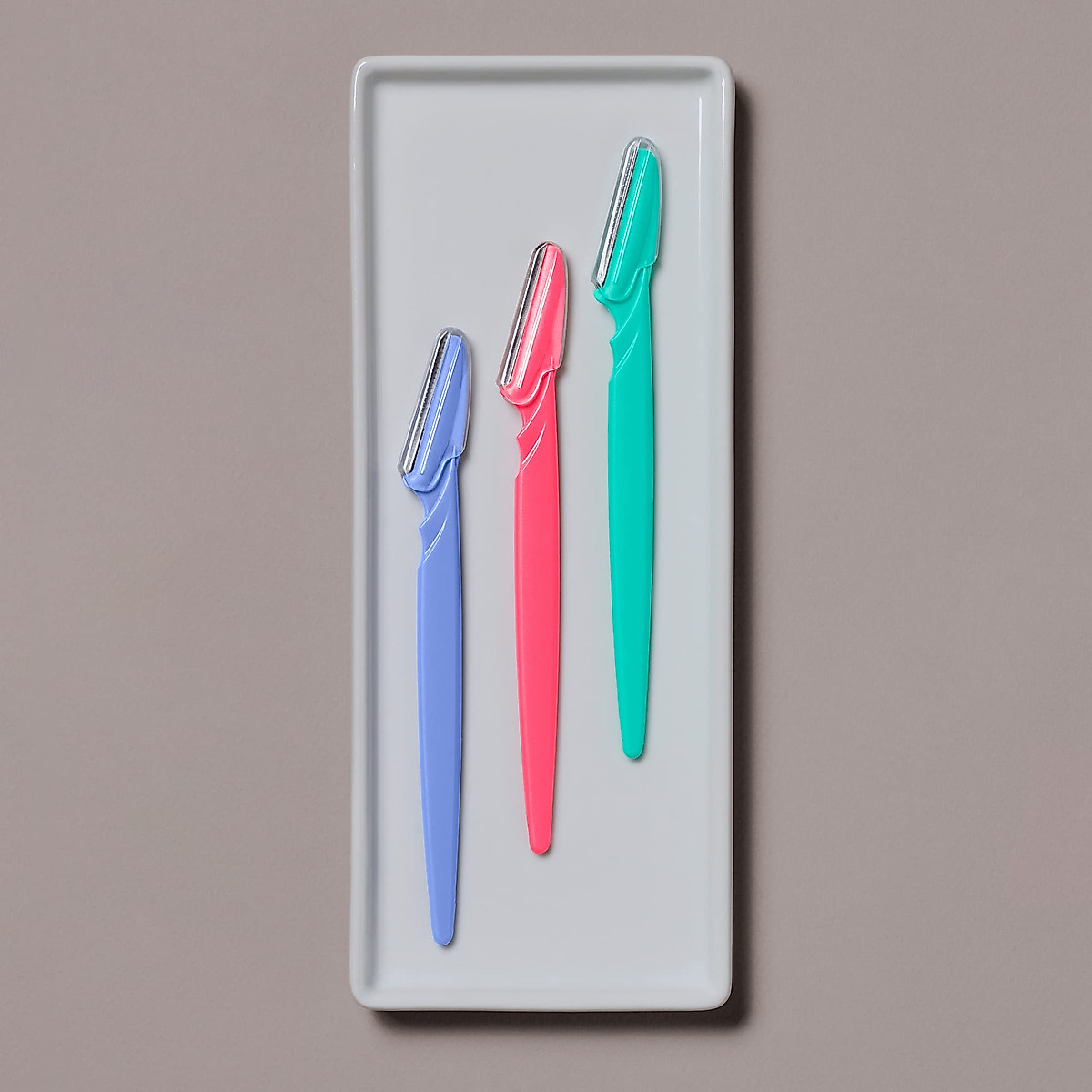 Diane D220 Eyebrow Facial Hair Shaper Trimmer, Dermaplaning Razor - 3 Pack