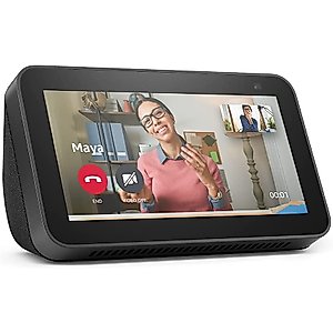 Certified Refurbished Echo Show 5 (2nd Gen, 2021 release) | Smart display with Alexa and 2 MP camera | Charcoal