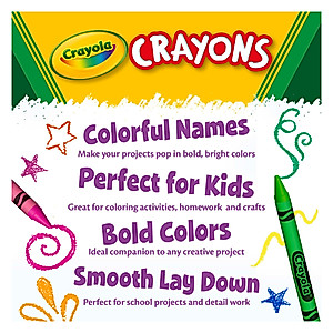 Crayola Crayon Classpack, 800 Count, Bulk School Supplies For Teachers, Large Crayon Box, 8 Colors