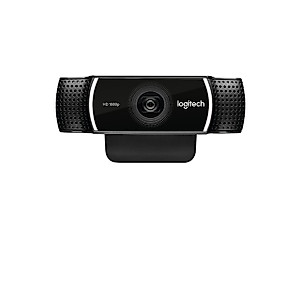 Logitech C922x Pro Stream Webcam Full 1080p HD Camera Background Replacement Technology for YouTube or Twitch Streaming (Renewed)