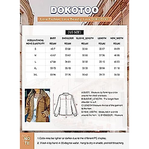 Dokotoo Stylish Women's Ladies Thick Sherpa Lined Warm Corduroy Jackets Classic Button Down Long Sleeve Comfy Teddy Bear Oversized Coat for Fall Winter with Side Pockets Brown XL