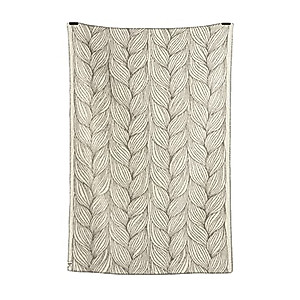 Roros Tweed Designer 100% Norwegian Wool Throw Blanket in Many Patterns (Naturpledd Flette)