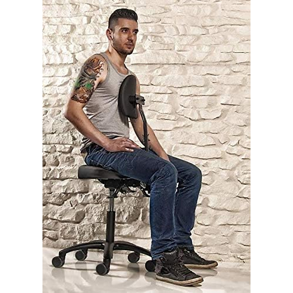 Precision Professional Tattoo Stool - Black