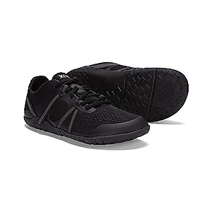 Xero Shoes Barefoot Shoes for Men | Speed Force Men’s Barefoot Running Shoes | Zero Drop, Wide Toe Box, Ultra Lightweight, Minimalist | Black, Size 14