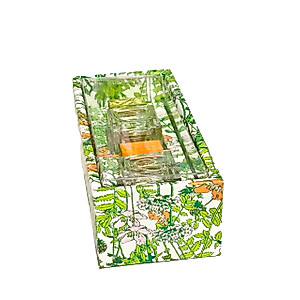 Tory Burch Duo Women Mini Travel Size Splash On Dabber Set Set Knock On Wood & Eau De Parfum 7 ml / 0.24 Fl Oz each EDP (2 Piece set)