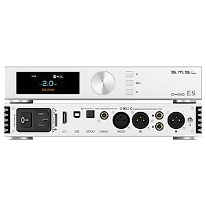 S.M.S.L SMSL D400ES,ES9039MPRO Chip,Bluetooth Hifi Fever MQA Balanced dac Pure Decoder,USB/Optical/Coaxial,OPA1612A (with remote control)