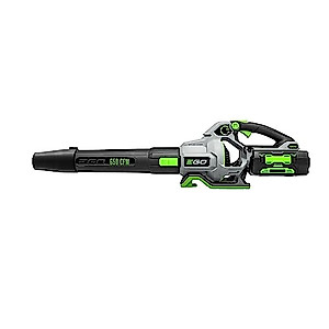 EGO Power+ LB6503 650CFM 56-Volt Lithium-ion Cordless Handheld Blower with 4.0Ah Battery and Charger Included, Black