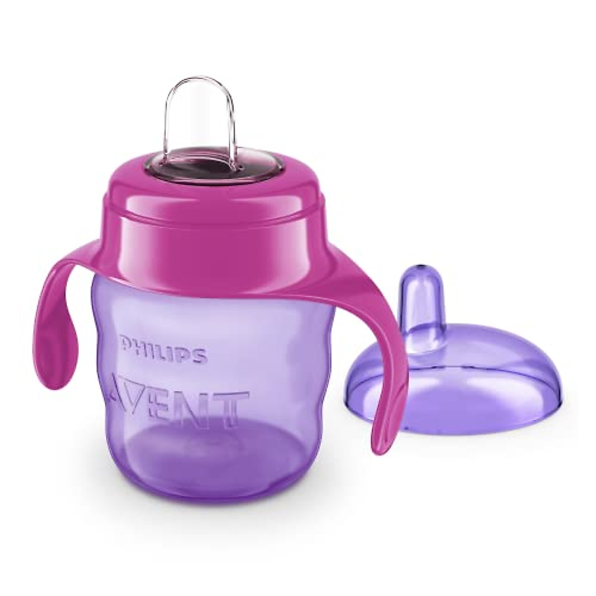 Philips Avent Classic Soft Spout Cup, 200ml (Pink/Purple)