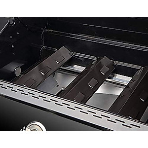 Adviace Repair Kit Replacement for Charbroil 461442114, 463441514, 463440109 Grill, Porcelain Steel 14 5/8" Heat Shield Plate, Stainless Steel 14 3/8" Grill Tube Burner,7 1/4" Carryover Tubes