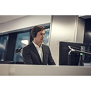 EPOS | SENNHEISER Adapt 360 Black (1000209) - Dual-Sided, Dual-Connectivity, Wireless, Bluetooth, ANC Over-Ear Headset | for Mobile Phone & Softphone | Teams Certified (Renewed)
