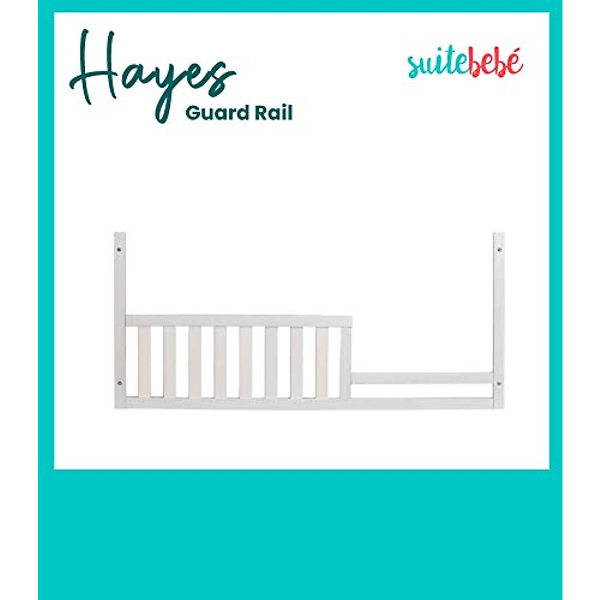 Suite Bebe Hayes Toddler Guard Rail, White