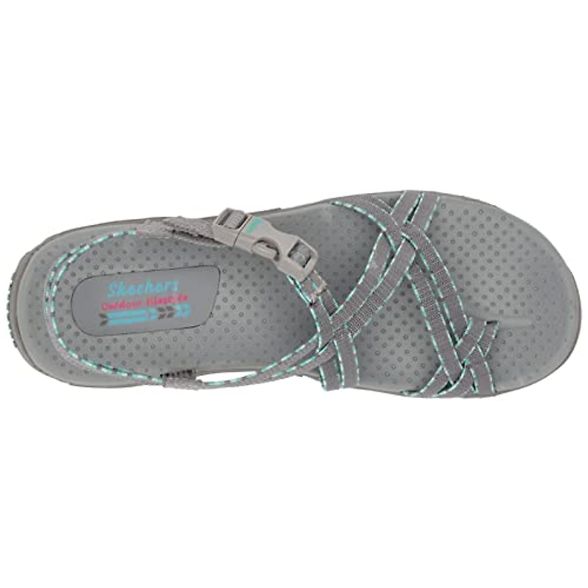 Skechers Women's Sporty Sandal Sport, Gray, 8