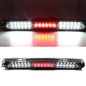 Youxmoto Fit For Ford F150 1997-2003,Fit For Ford F150 Heritage 2004 LED Third Brake Light Cargo Light 3rd Brake Light High Mount Stop Light (Black Housing Smoke Lens)