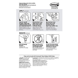 Command 17303CLR, Decorate Damage-Free, Large, 4 Pack, 8 Total Cord Organizer, 8 Clips, Clear, 8 Count