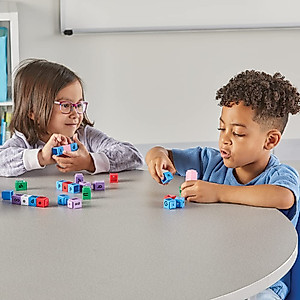 hand2mind Reading Rods Building Sight Words, Word Building Activities, Letter Blocks, Sight Words Kindergarten, CVC Words Spelling Toys, Reading Tools for Kids, Science of Reading Manipulatives