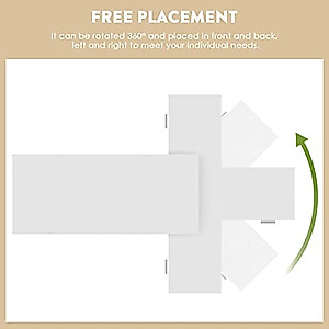 DiDuGo Office Desk with Drawers and Shelves, Home Office Desk L Shaped Desk with Metal Frame, Wood Corner Desk Computer Desk for Office Bedroom White