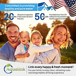 Aqualink 1 Micron 2.5" x 10" Whole House CTO removal Carbon Water Filter Cartridge Replacement for Countertop Water Filter System,Dupont WFPFC8002,WFPFC9001,FXWTC,SCWH-5,WHEF-WHWC,AMZN-SCWH-5,4Pack