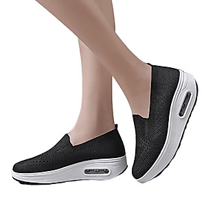 PASUKIT Orthopedic Shoes for Women | 2023 New Orthopedic Sneakers for Women | Women's Casual Walking Arch Support Shoes Black