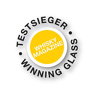 Eisch Malt-Whisky Nosing Glasses Set of 2 – Handcrafted Crystal Glass with Aroma Lids - for Single Malt & Blended Whisky - Gift Tube Packaging - Dishwasher Safe - Made in Germany