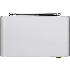 Crosley CR3036D-WS Tribute Vintage AM/FM Bluetooth Radio, White Sand