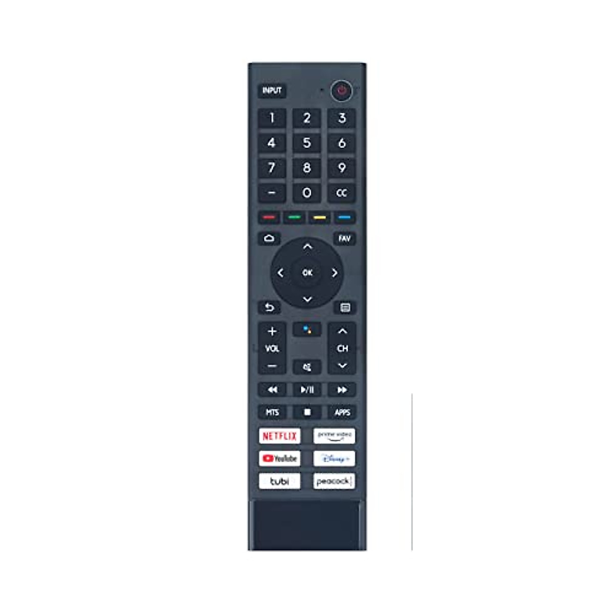 ERF3J80H Universal Replaced Remote Fit for All Hisense 4K UHD Android Smart TV A6G U6G U8G Series 75A6G 70A6G 65A6G 60A6G 55A6G 50A6G 43A6G 55U68G 50U6G 65U6G 75U6G 50U68G 75U68G NO Voice Command