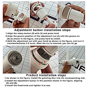 Grain Mill Attachment for KitchenAid Stand Mixer, adjustable grain size for corn, barley, coffee, etc