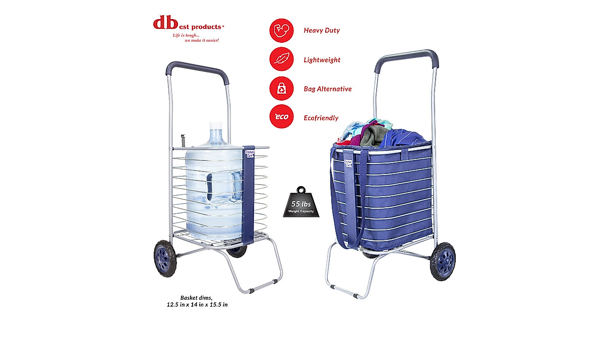 Shop Durable Cruiser Cart with Bag Bundle for Groceries & More
