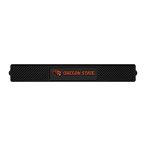 FANMATS 14771 Oregon State Beavers Drink Bar Mat - 3.25in. x 24in. - Durable Dish Drying Mat, Easy Clean, Counter Mat