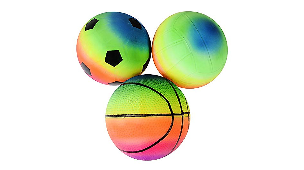 Rainbow Sports Balls - Fun for Kids & Toddlers