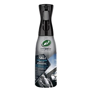 Turtle Wax 53785 Hybrid Solutions Streak Free Misting Glass Cleaner - Removes Fingerprints, Smudges and Swirls from Windshield, Screens, and Mirrors - for Car and Home Use, 20 oz, Black