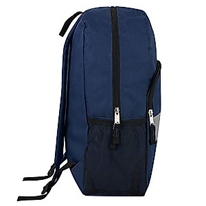 Trail maker Kids Reflective Backpack for School, Colorful Backpack with Reflector Strips, Side Pocket, Padded Straps