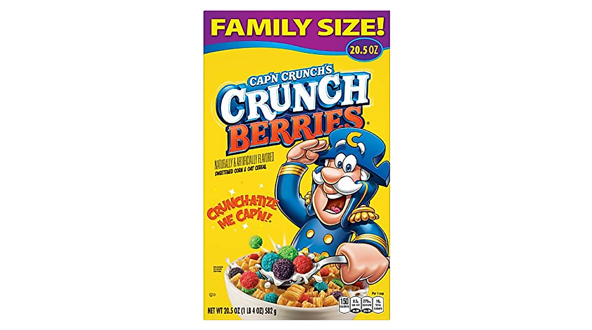 Cap'n Crunch Cereal - Crunch Berries 20.5oz Box