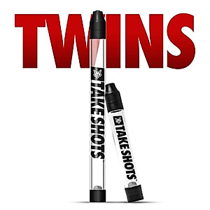 TakeShots Half Take V2 - Shot Holder & Straw for Drinks & Chasers - Experience Shots On The Go - 0.5oz (Ladies Night)