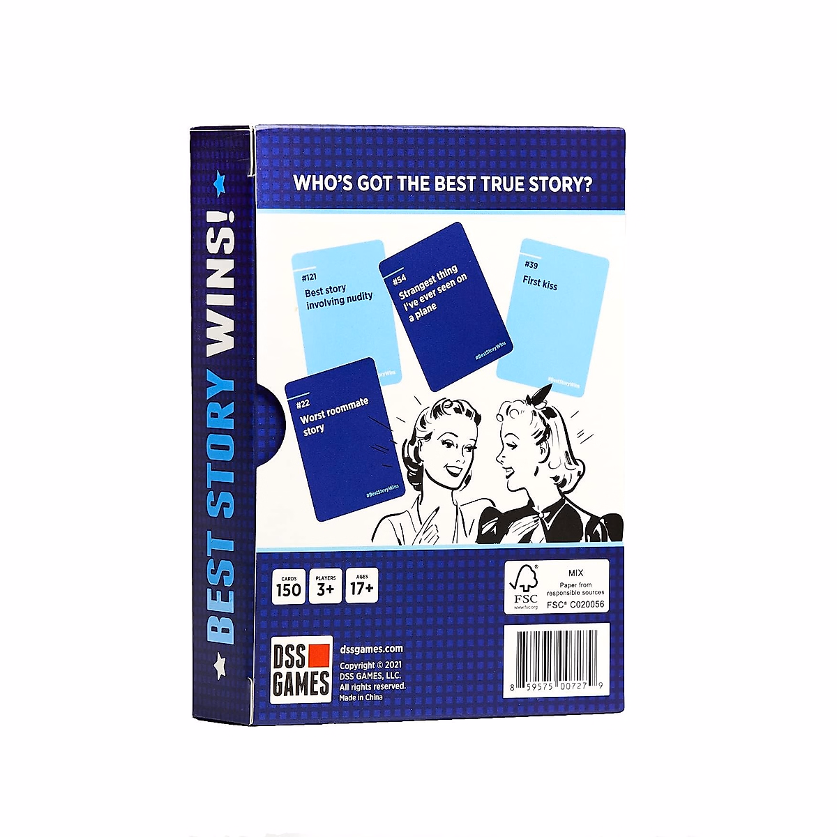 DSS Games Best Story Wins [A Party Game] of Juicy Conversation Starters. True Stories Only