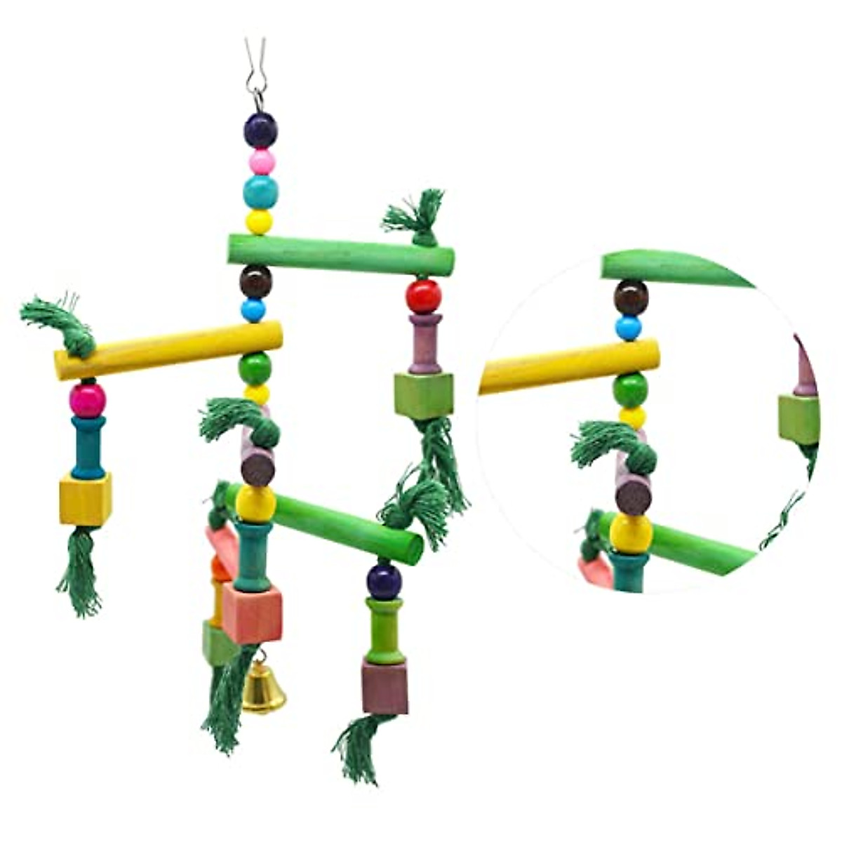 Bird Play Stand Wooden Swing Bird Toys Bird Toys Wooden Bird of 2 Bird Swings Wooden Bird Swing Swing Parrot Cage Wooden Toys Wooden Toys Wooden Playset Parrot Swing